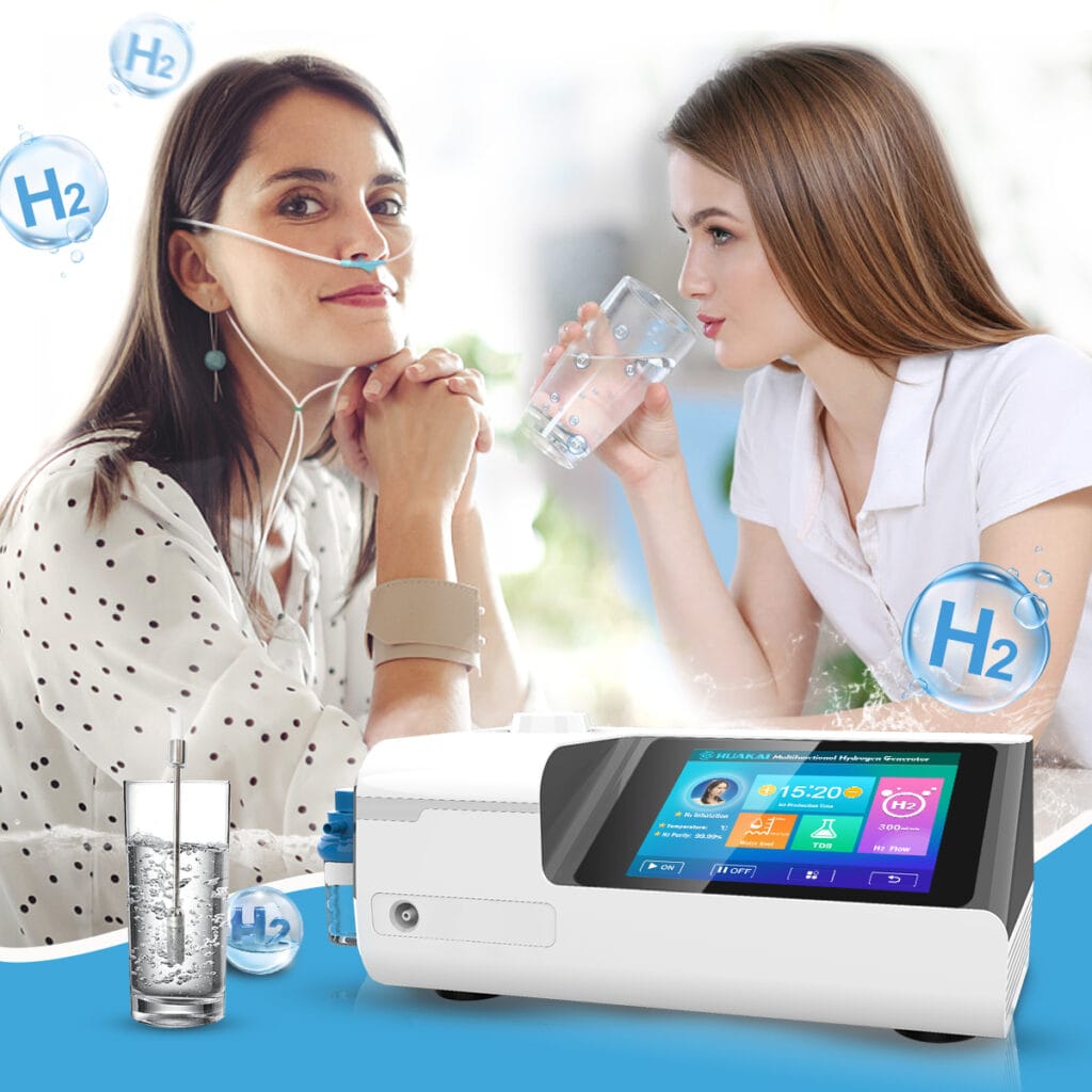 4 IN 1 Multi-function Hydrogen Inhalation Machine Hydrogen Generator ...
