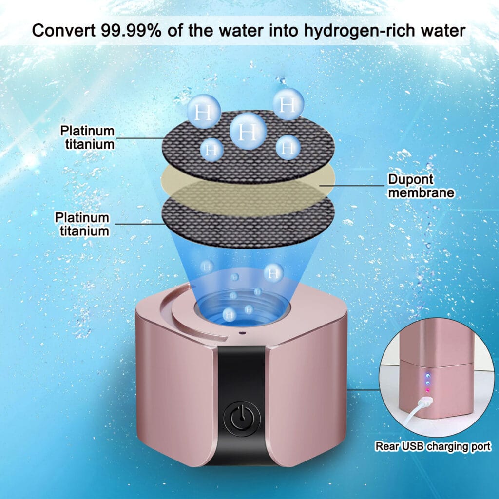 Portable Hydrogen Rich Water Generator Hydrogen Inhaler WL-958A - VnioLife